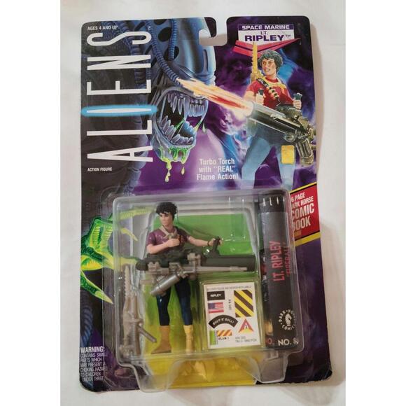 Toys | Vintage 1992 Kenner Aliens Space Marine Lt Ripley Action ...